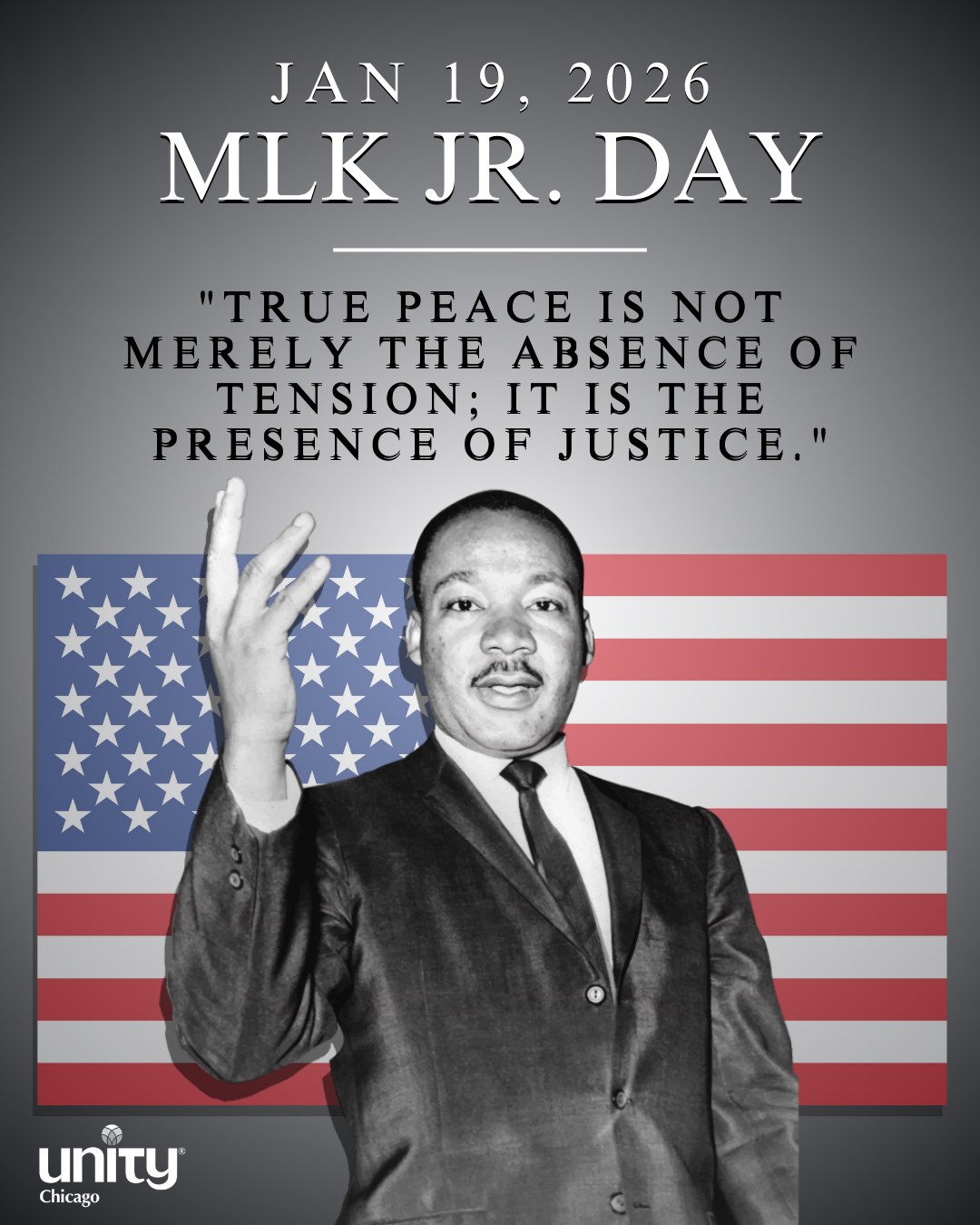 Unity - On this MLK Jr. Day, we honor the life, legacy, and courageous ...