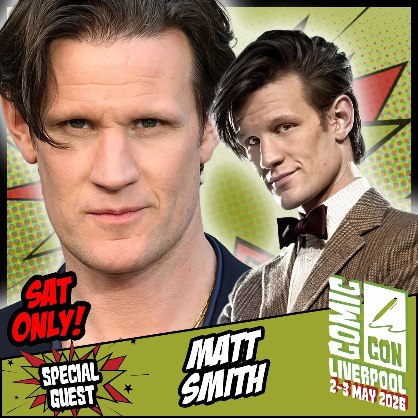Comic 🚨 Matt Smith 🚨 Autographs And Solo Photographs For Matt Smith