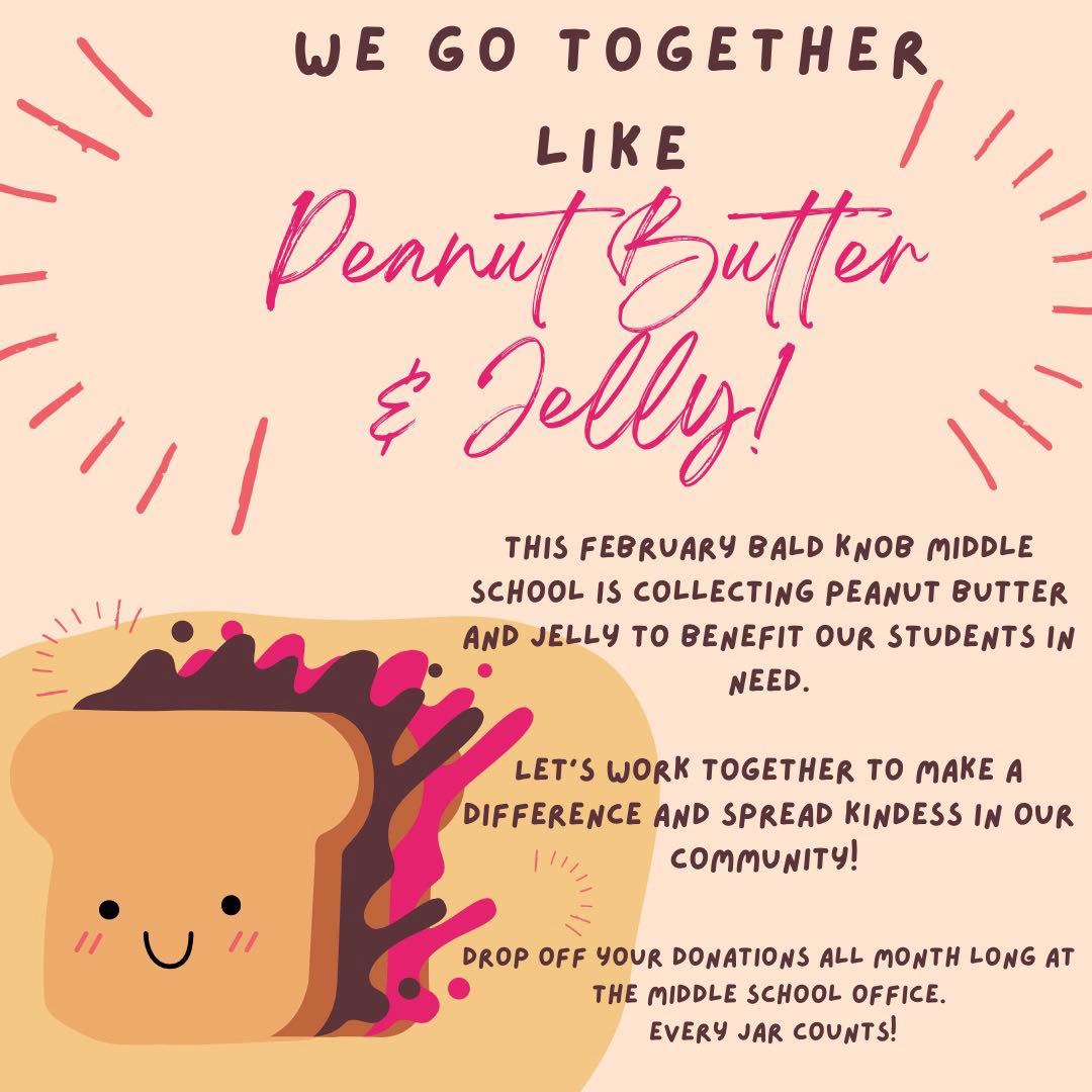 🥜🍓We Go Together Like Peanut... - Bald Knob Middle School | Facebook