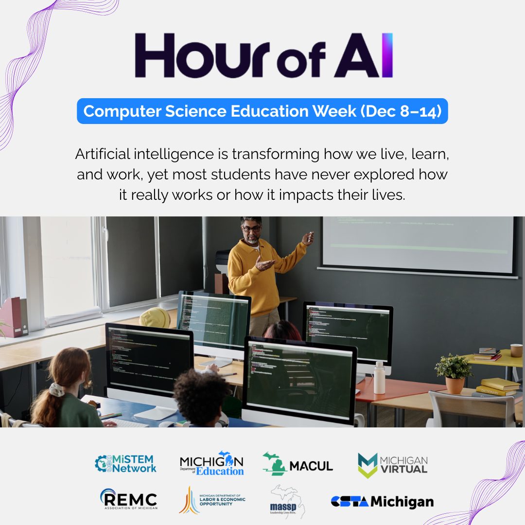 Regional - Bring the Hour of AI to your classroom this December! 🤖 ...