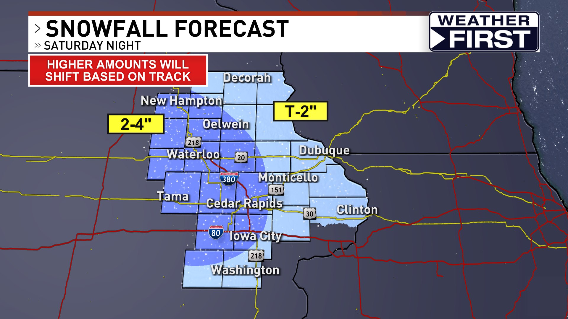 Iowas We Are Tracking Some More Snow This Weekend Find Out How Much