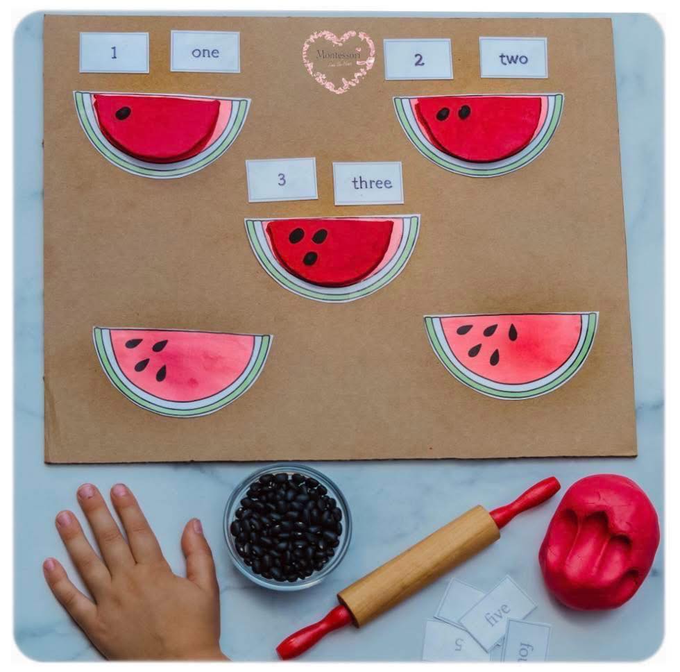 🫶 Watermelon 🍉 Seed Counting 🔢... - Montessori From The Heart | Facebook