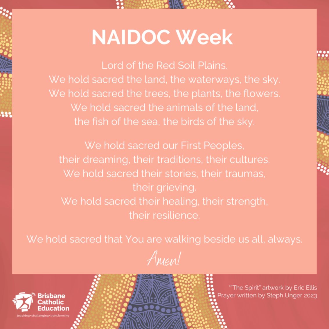 Carmel - CELEBRATING NAIDOC WEEK | NAIDOC Week is here, and this year’s ...