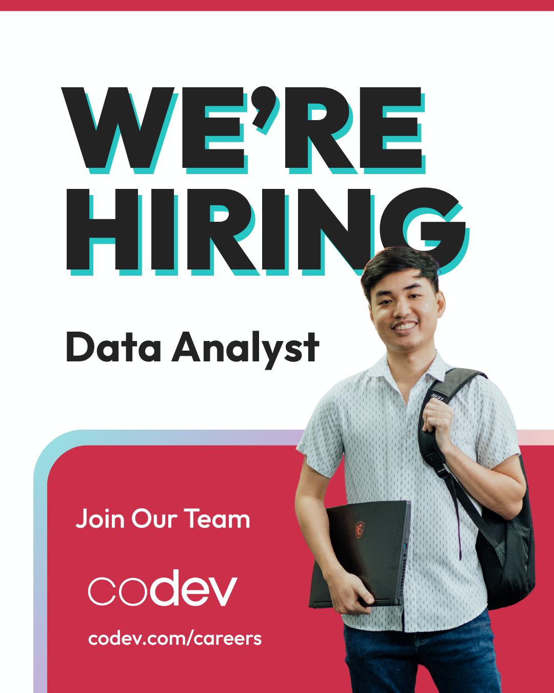 🚀 Were Hiring Data Analyst Are You Codev Philippines Facebook 9235