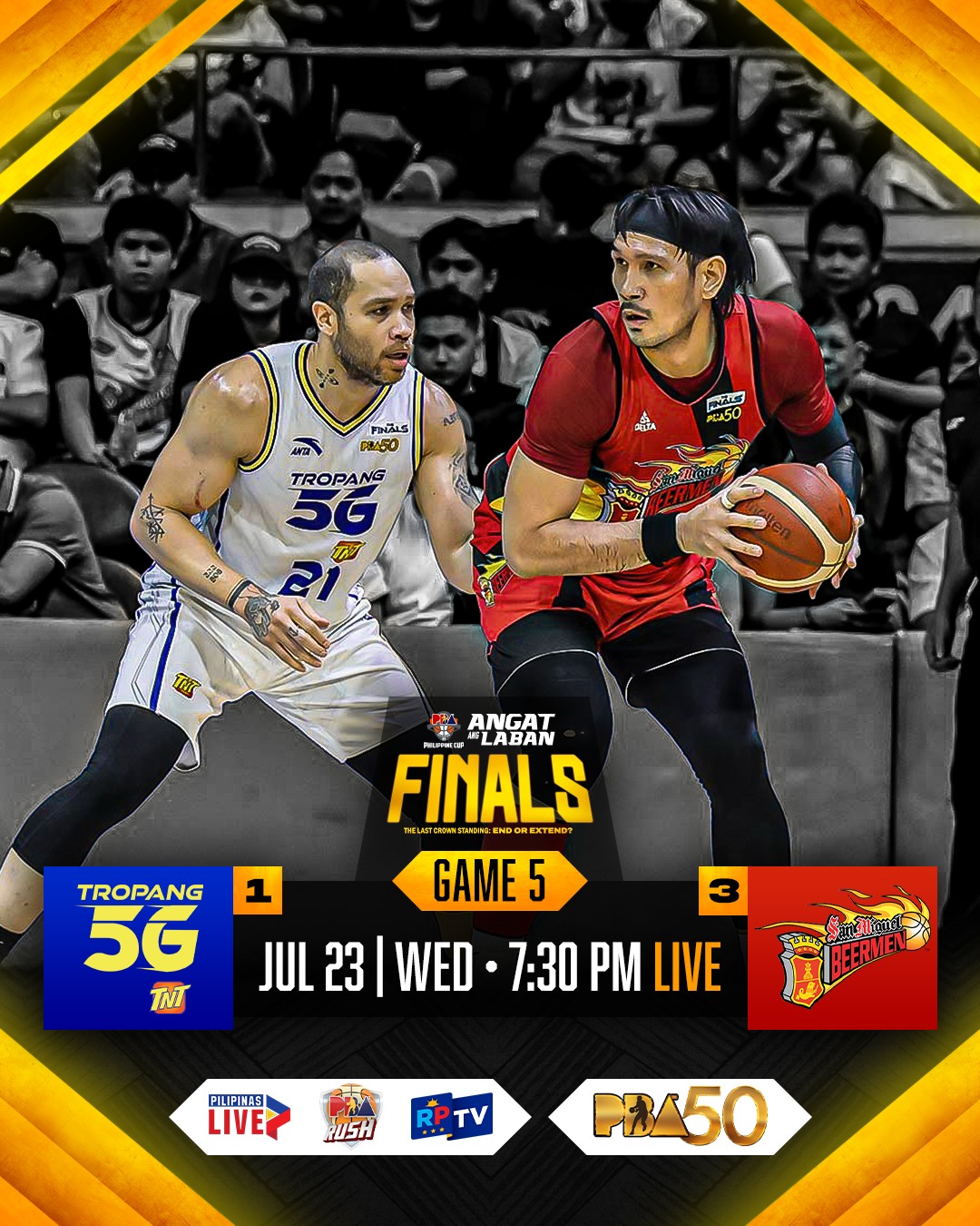 One - TAGAY TIME NA BA? 🍻📶 The San Miguel Beermen look to wrap things ...