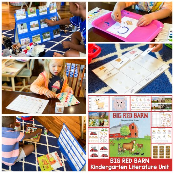 1+1+1=1 - Our Big Red Barn Kindergarten Literature Unit features a fun ...