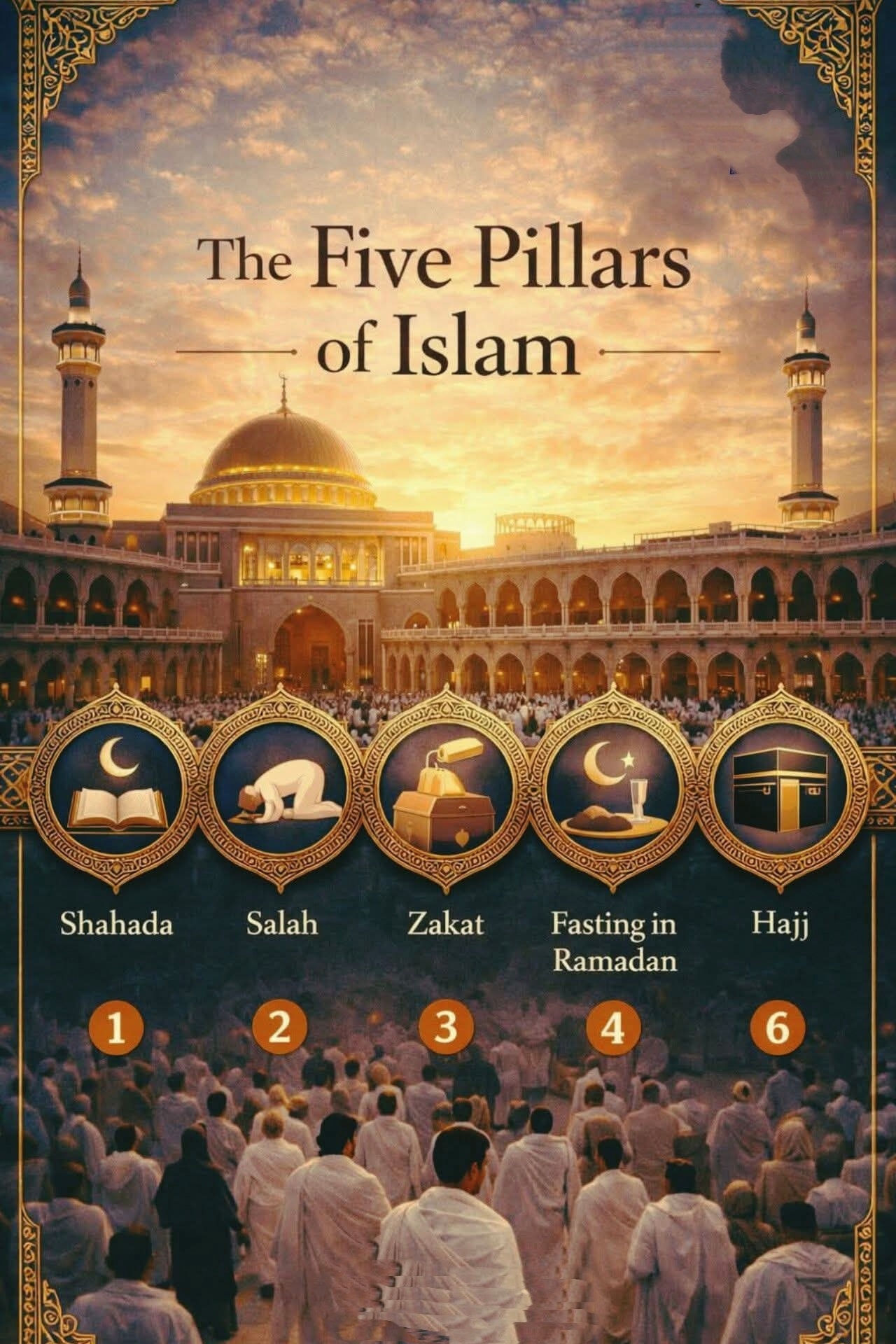 Life - The Five Pillars of Islam ☪️ The Five Pillars of Islam are the ...