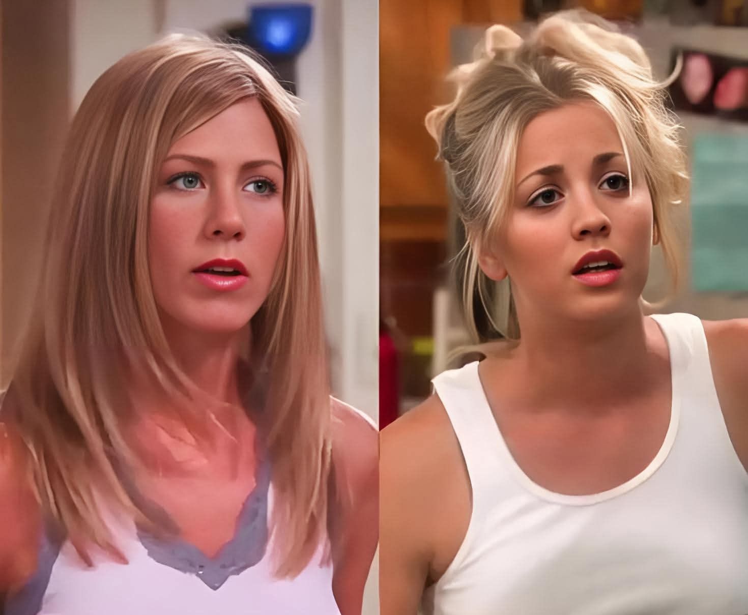 Best Of Tv Jennifer Aniston Vs Kaley Cuoco Facebook 6202