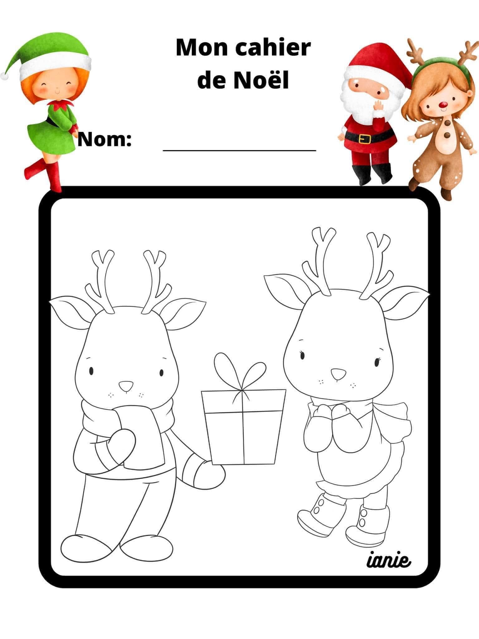 Activité: Cahier de Noël 🎄⭐️☃️🎅🏻... - 1 2 3 Mini Panda | Facebook