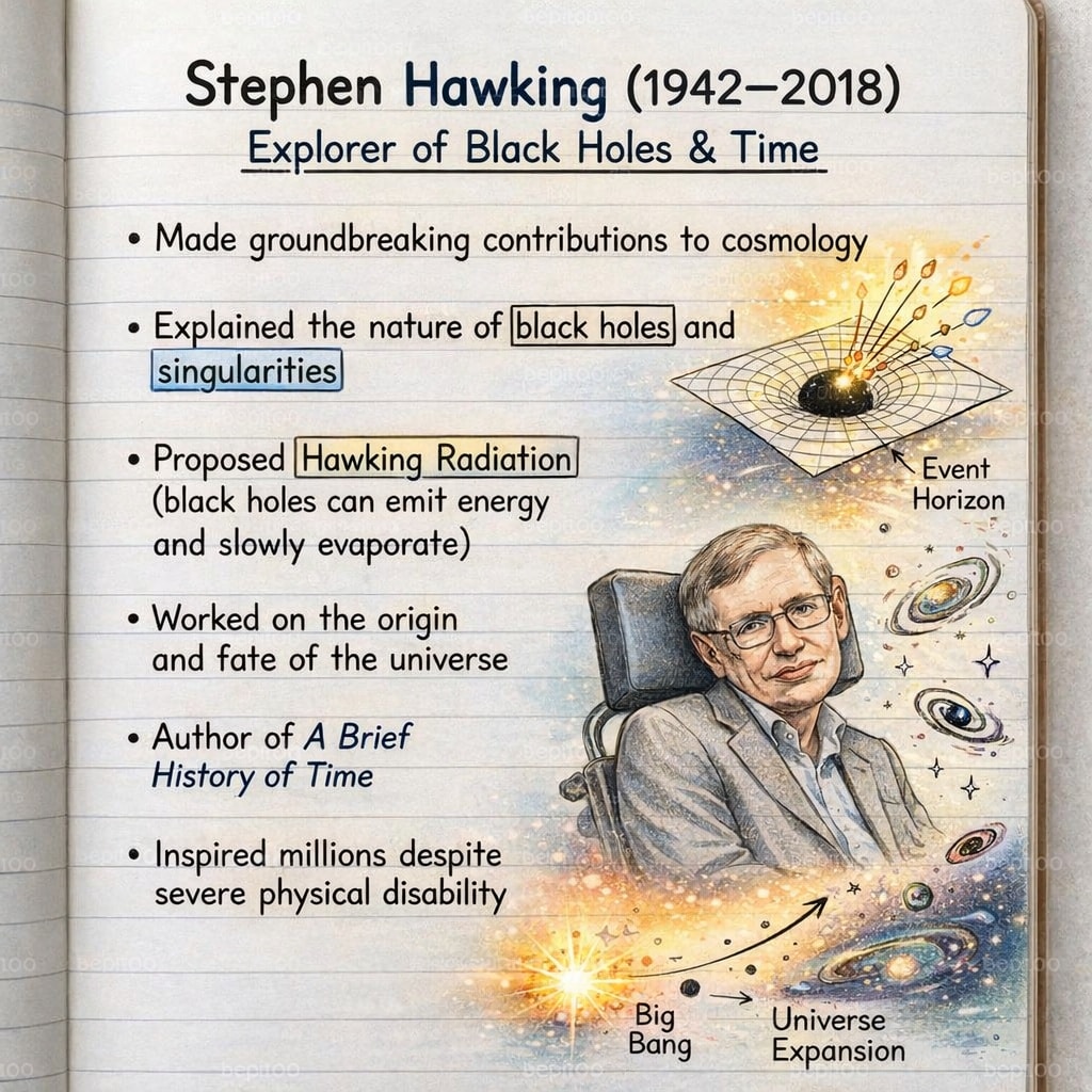 Biology - Stephen Hawking changed how we see black holes, time, and the ...
