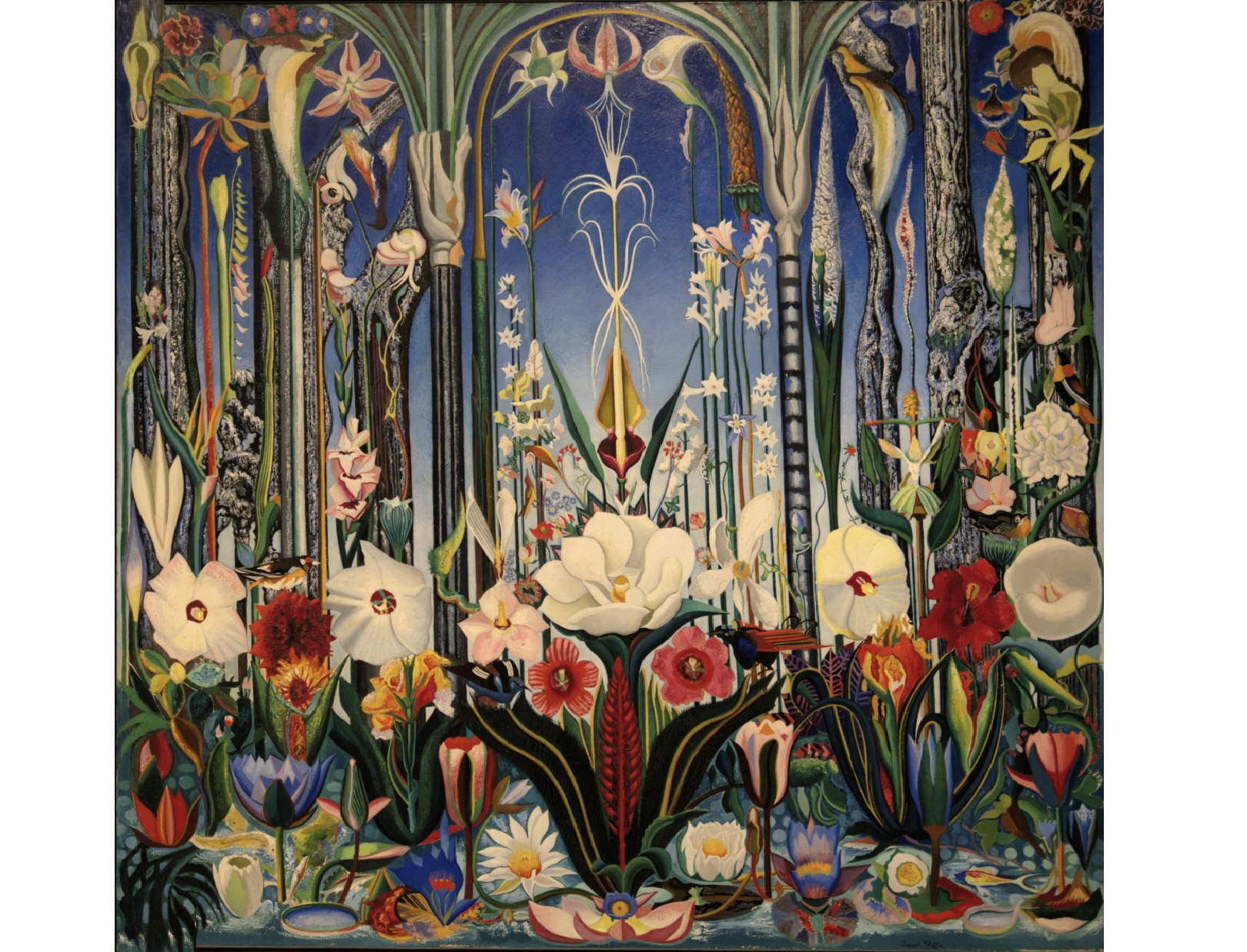 The Art - Artist Joseph Stella (1877–1946), 'Flowers' 1931, o/c This ...