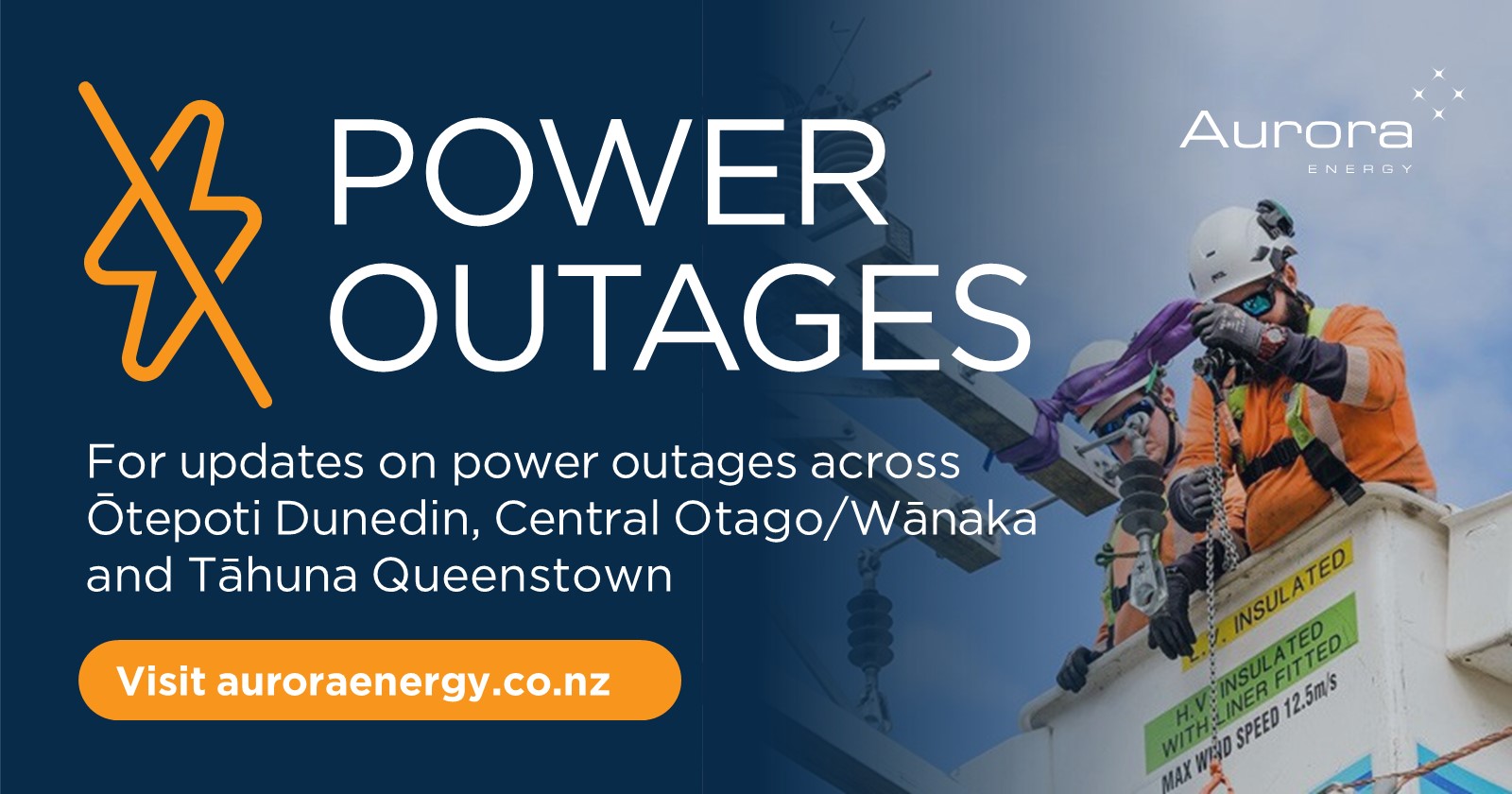 Aurora Energy - ⚡ For updates on power outages across... | Facebook
