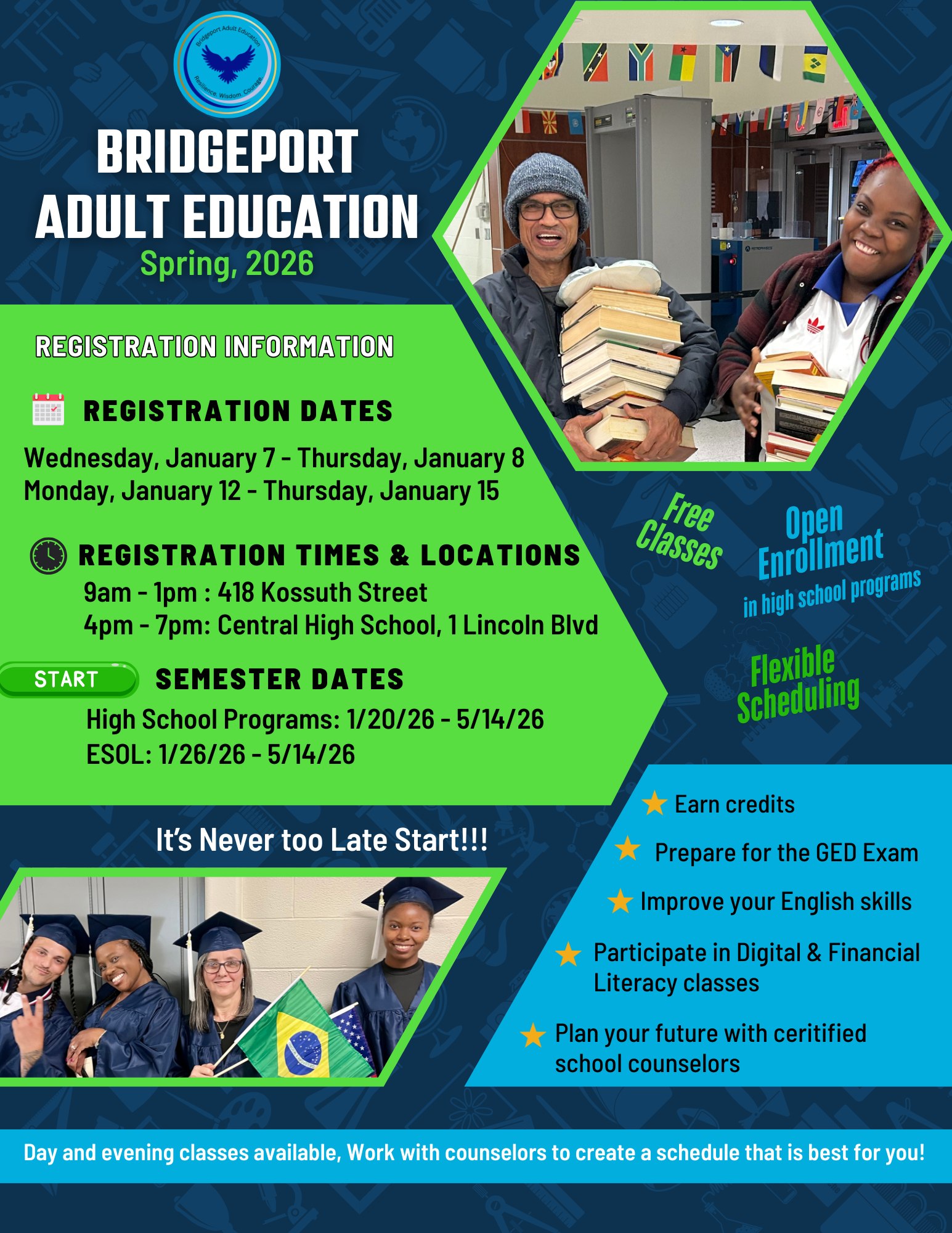 Welcome to 2026!... - Bridgeport Adult Education | Facebook