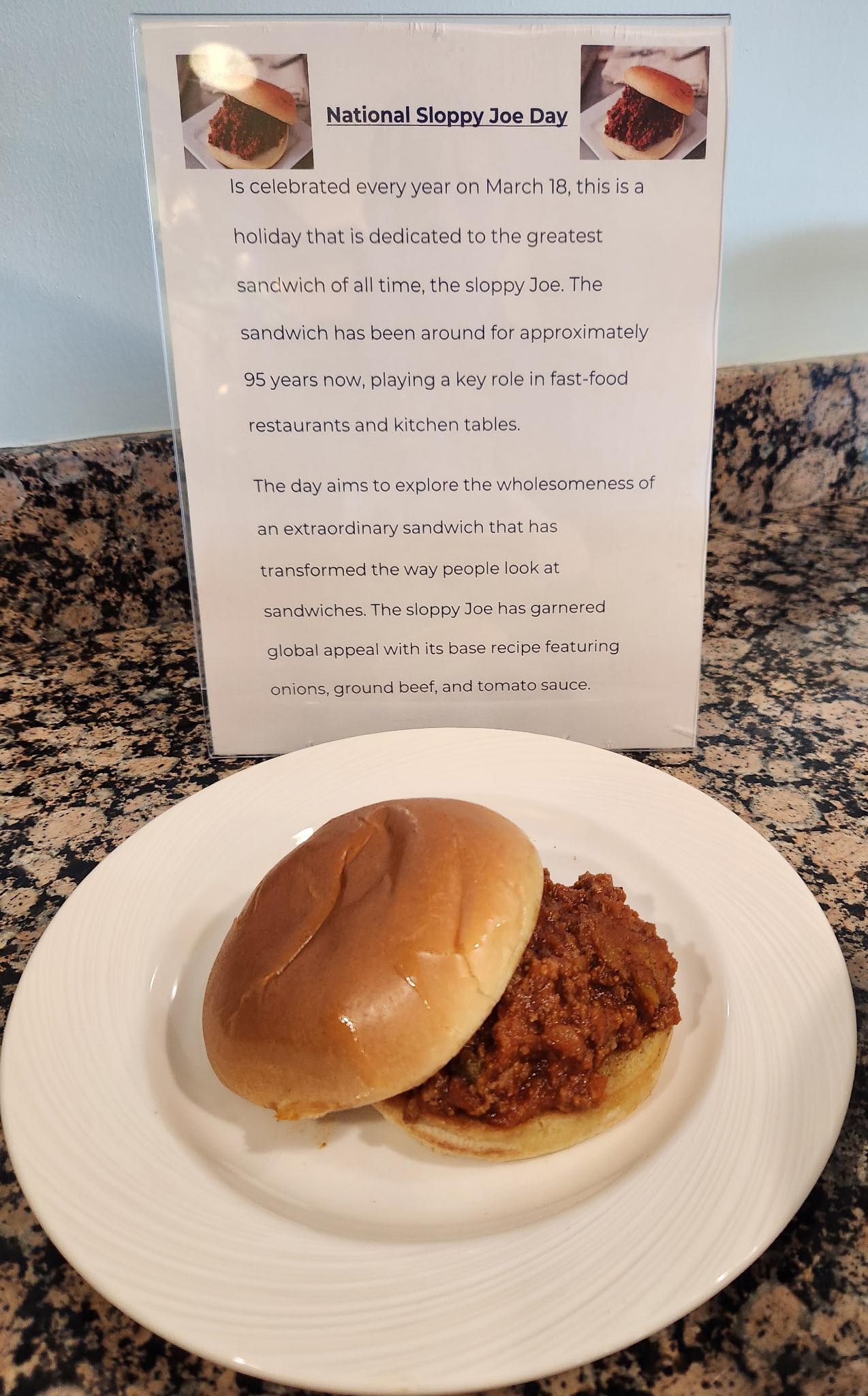 Sherwood - Who can resist a savory sloppy Joe on National Sloppy Joe ...