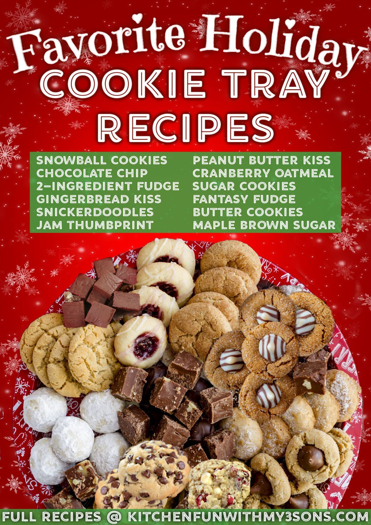 Princess - Favorite CHRISTMAS COOKIE TRAY RECIPES 🎅 🎄Snowball cookies 🎄 ...