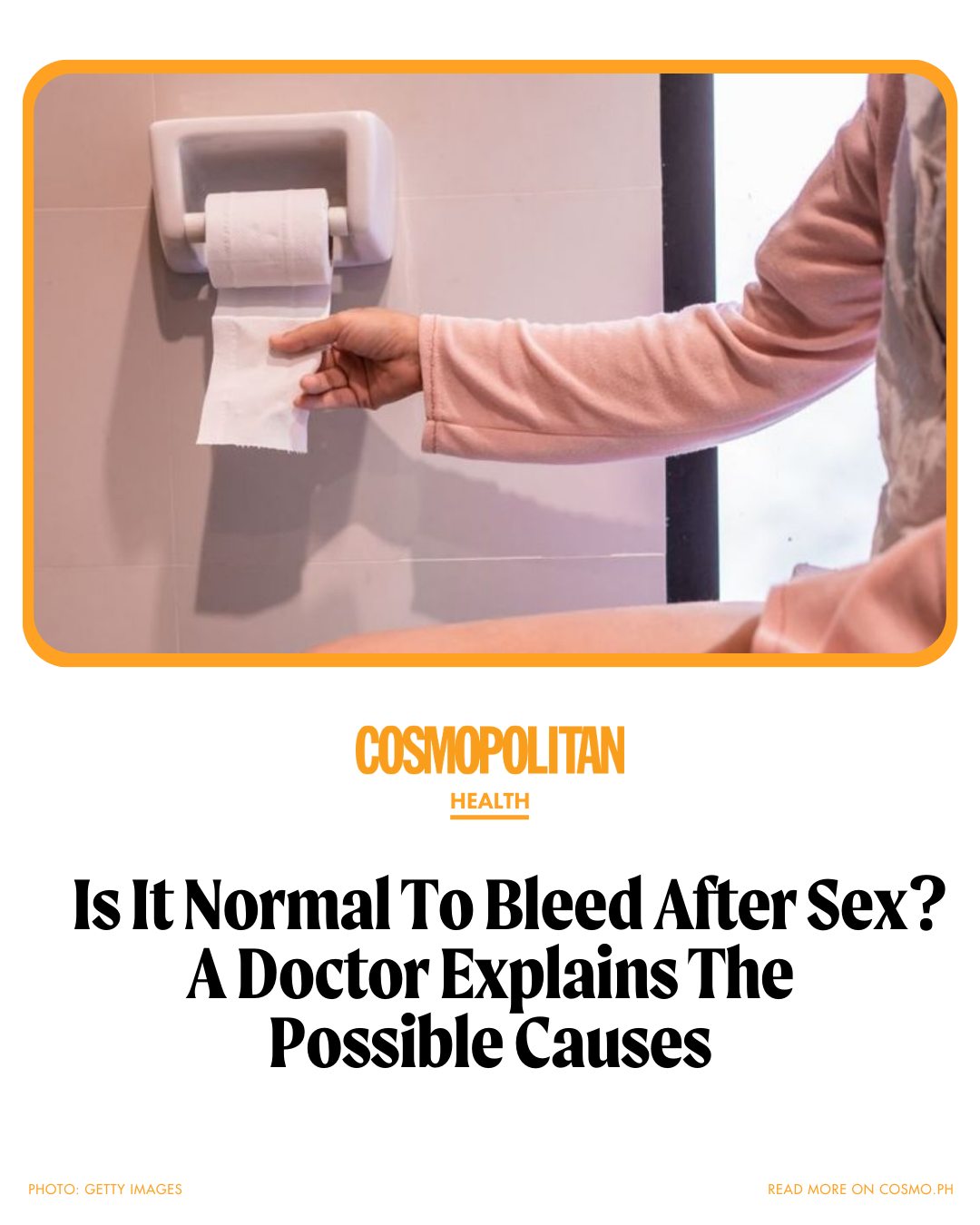 Cosmopolitan There Are Plenty Of Non Scary Reasons Why You Might Bleed After Intercourse 🩸