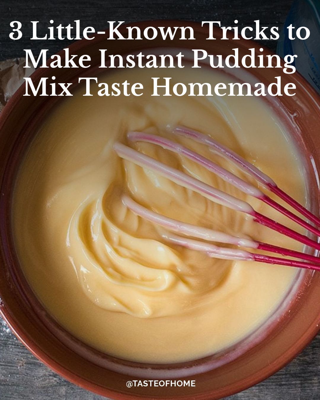 Taste - With a simple trick or two, it's easy to make pudding mix taste ...