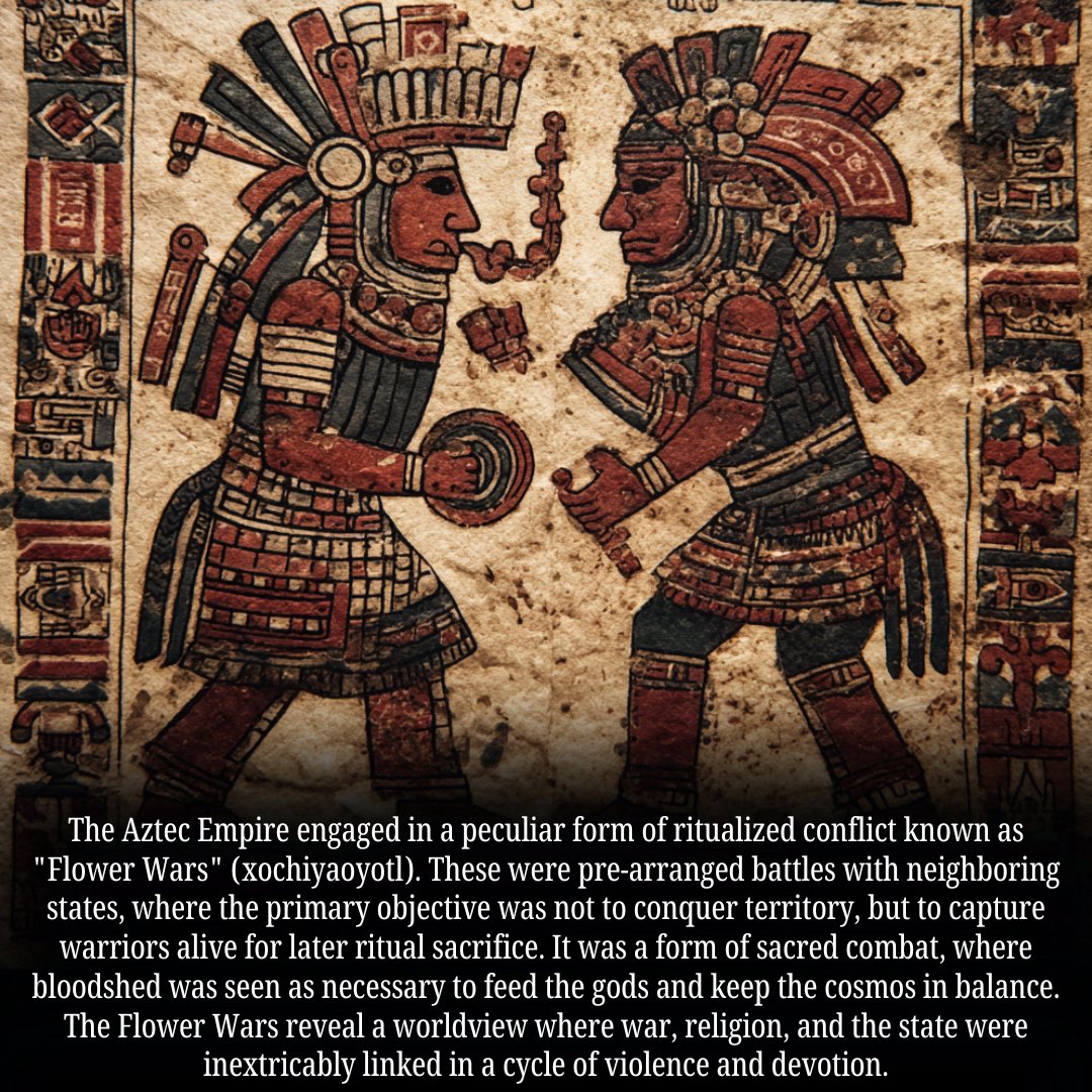 Historistic - The Aztec Flower Wars and a Ritual of Sacred Combat ...