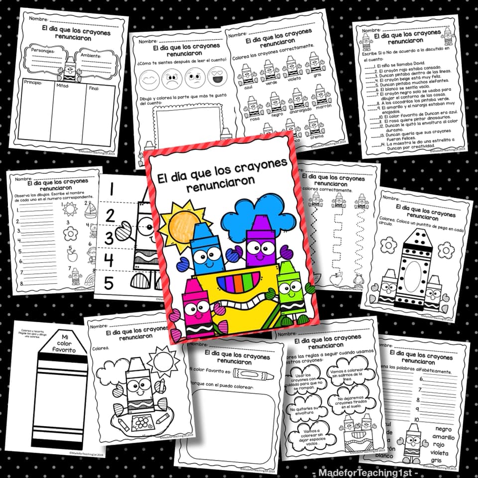 ¡Ya disponible! Hojas de tarea... - Made for Teaching 1st | Facebook