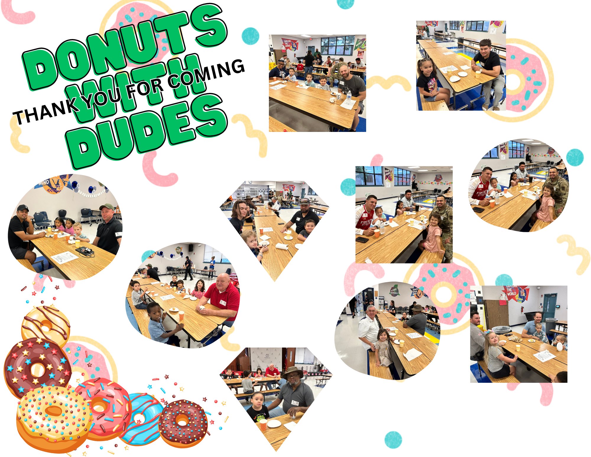 The Fine - Donuts with Dudes Prek celebrated the special male presences ...