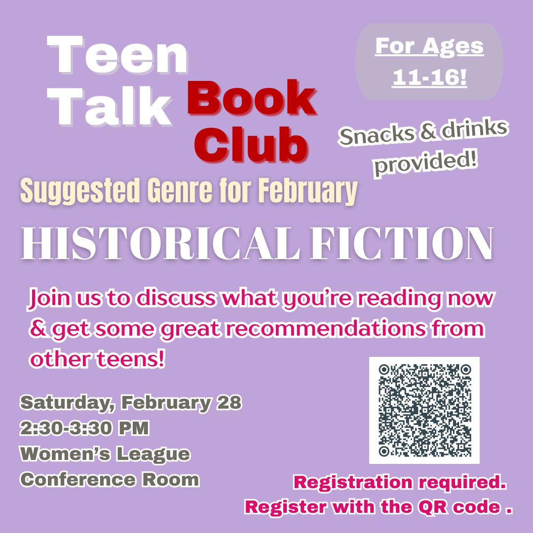 📚 Teen Talk Book Club 📚 Our... - Rockwall County Library | Facebook