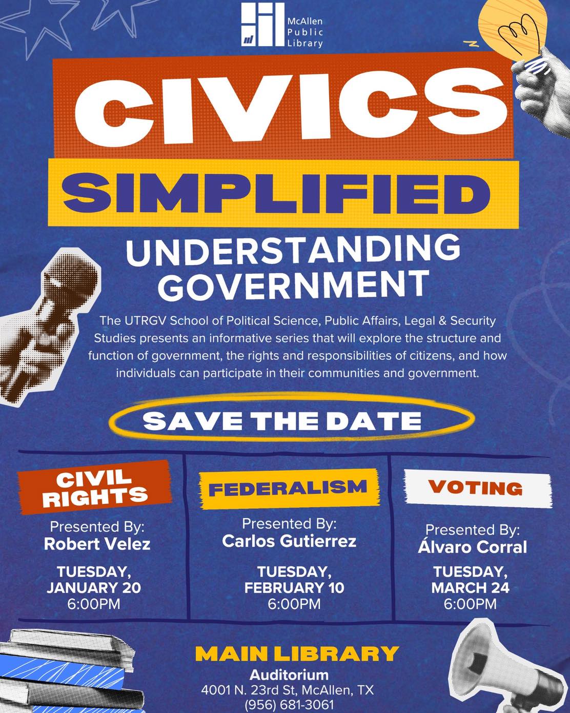 We’re excited to announce the next talk in our "Civics Simplified ...