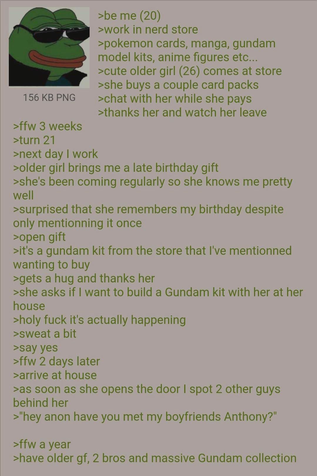 Anon Works In Nerd Store Wholesome Greentext Facebook