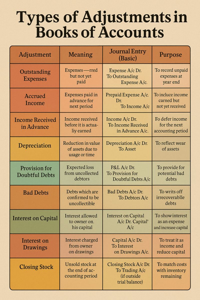 Accounting - 📘Essential Adjustments in Accounting — Simplified for ...