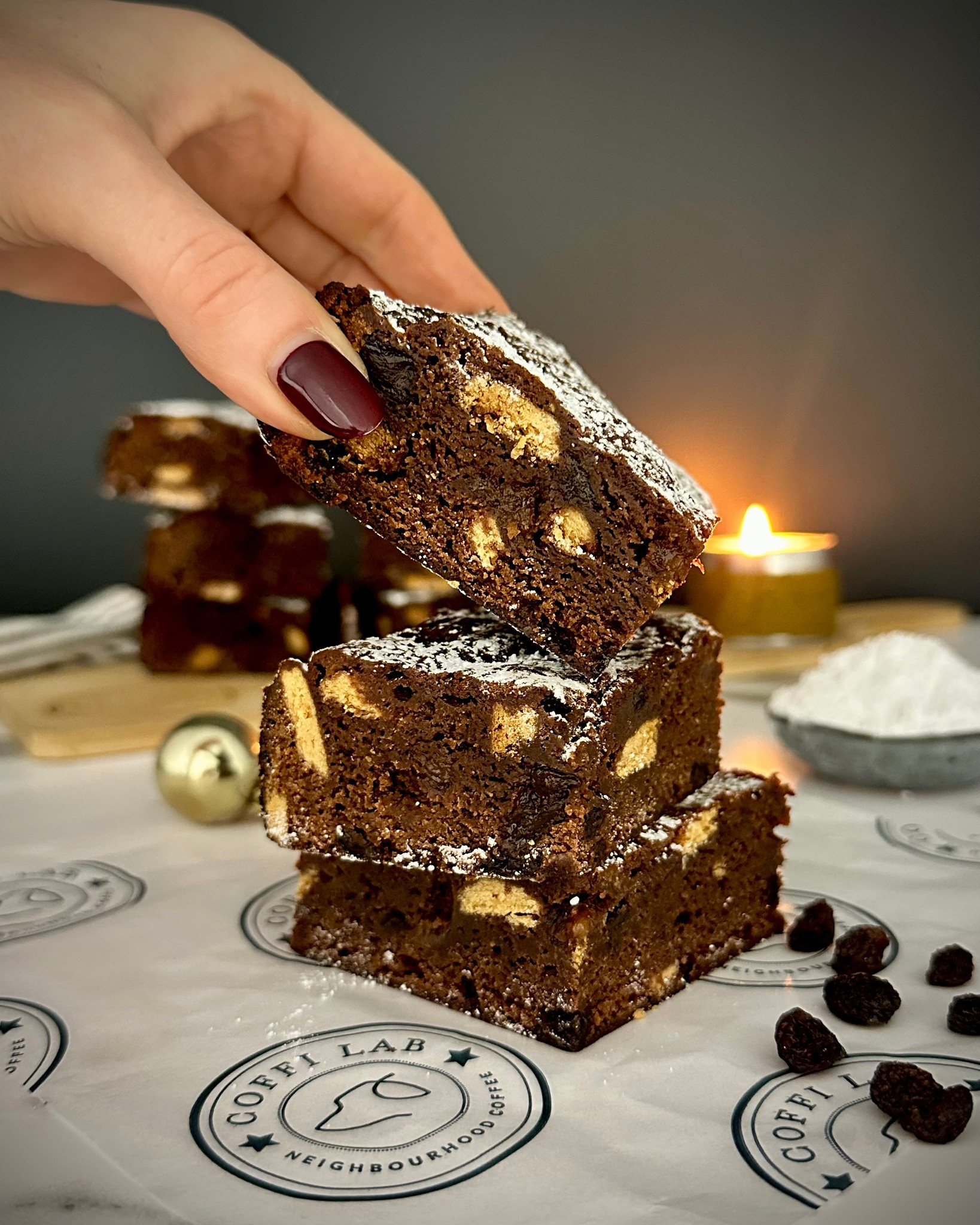 Coffi Lab - Lab recipe Mince Pie Brownies! Our... | Facebook