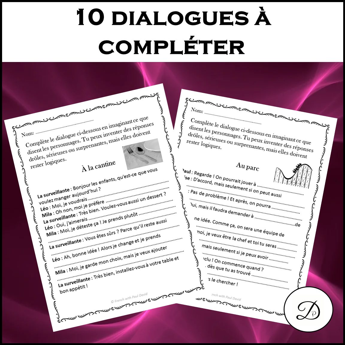 Teacher - ️ Build confidence in writing and speaking! This fill-in-the ...