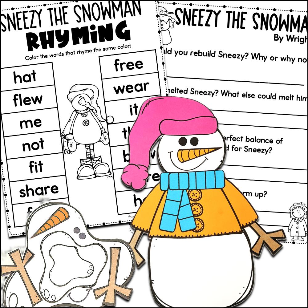 First - ⛄️ ️ Sneezy the Snowman is the sweetest winter read aloud! This ...