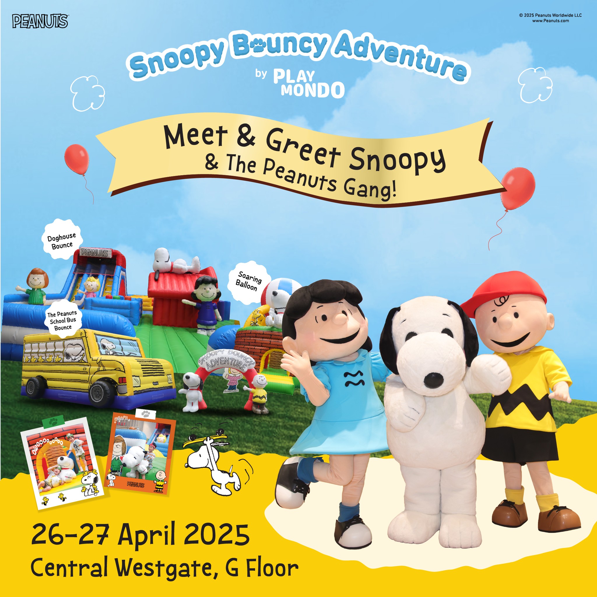 Playmondo - 🐶 Snoopy และผองเพื่อน ตัวจริงมาแล้ว Meet & Greet สุด ...