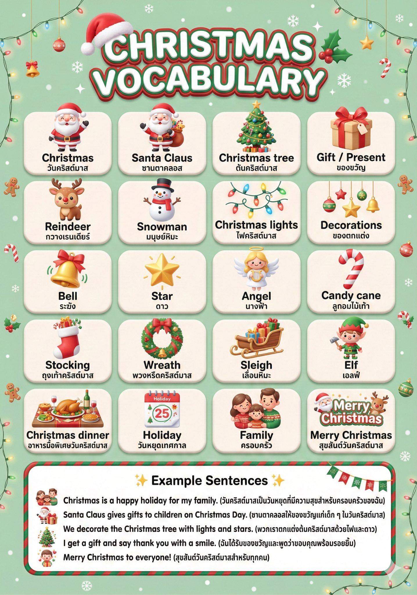 🎄 Christmas... - Lesson Plan แผนการสอน By TeacherJida | Facebook
