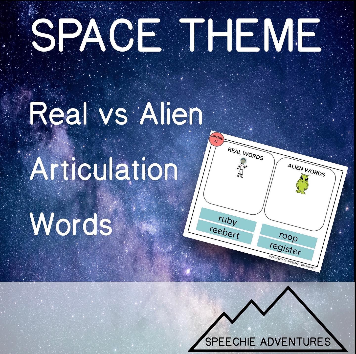 👽 Editable & interactive space... - Speechie Adventures