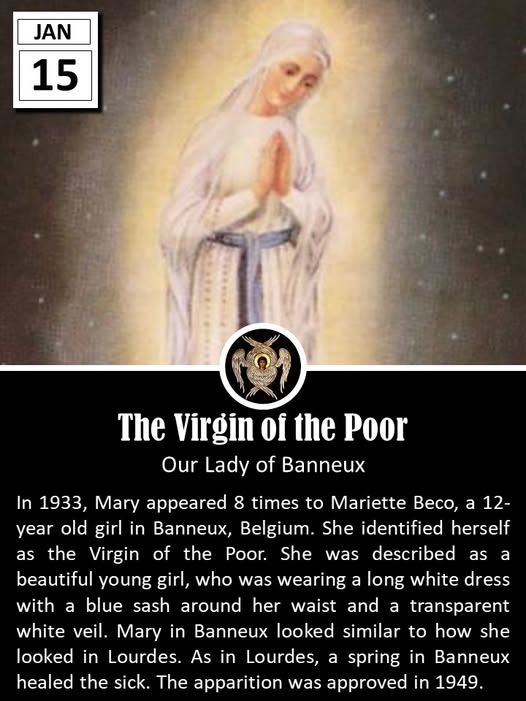 Catholic - Our Lady of Banneux, also known as Our Lady of the Poor or ...