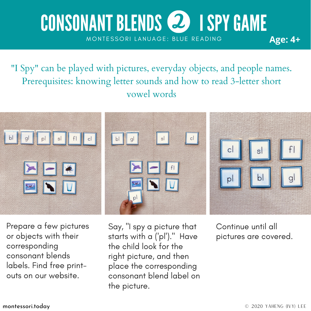 Consonant Blends Series 2: Practice... - Montessori Today