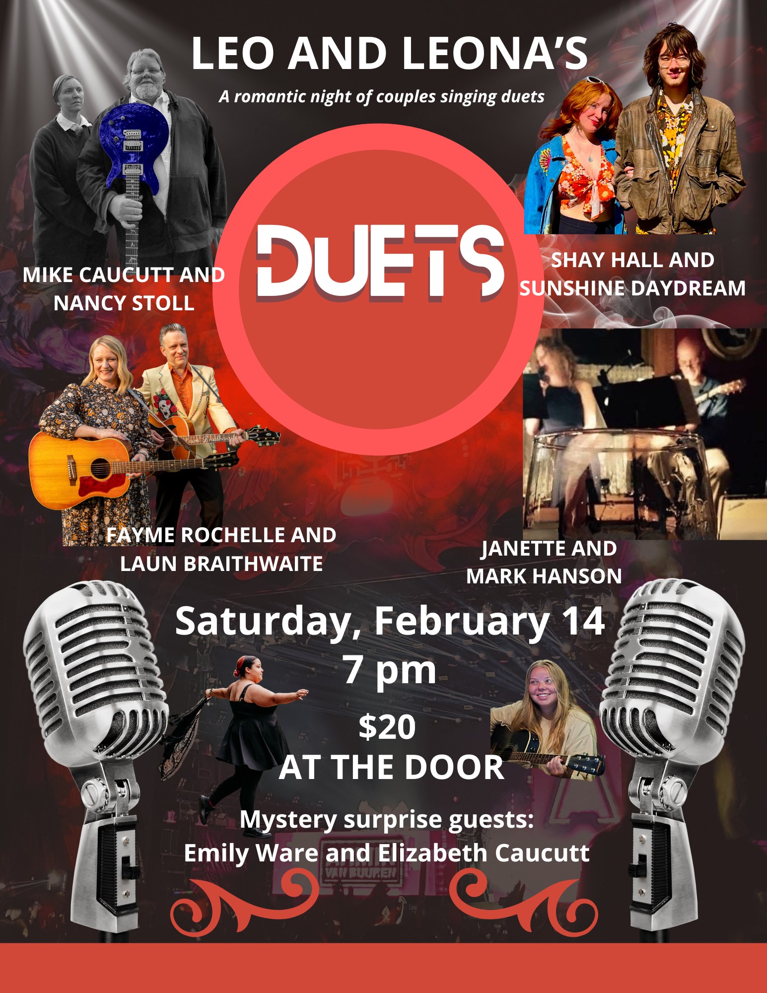 Valentine Day Duets at Leo and Leonas