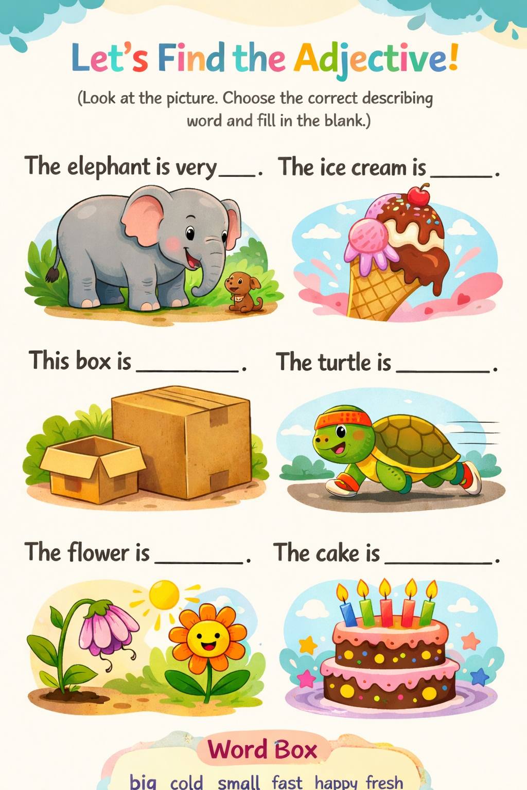🌈 Learn Adjectives with Fun... - Divine Light Special | Facebook