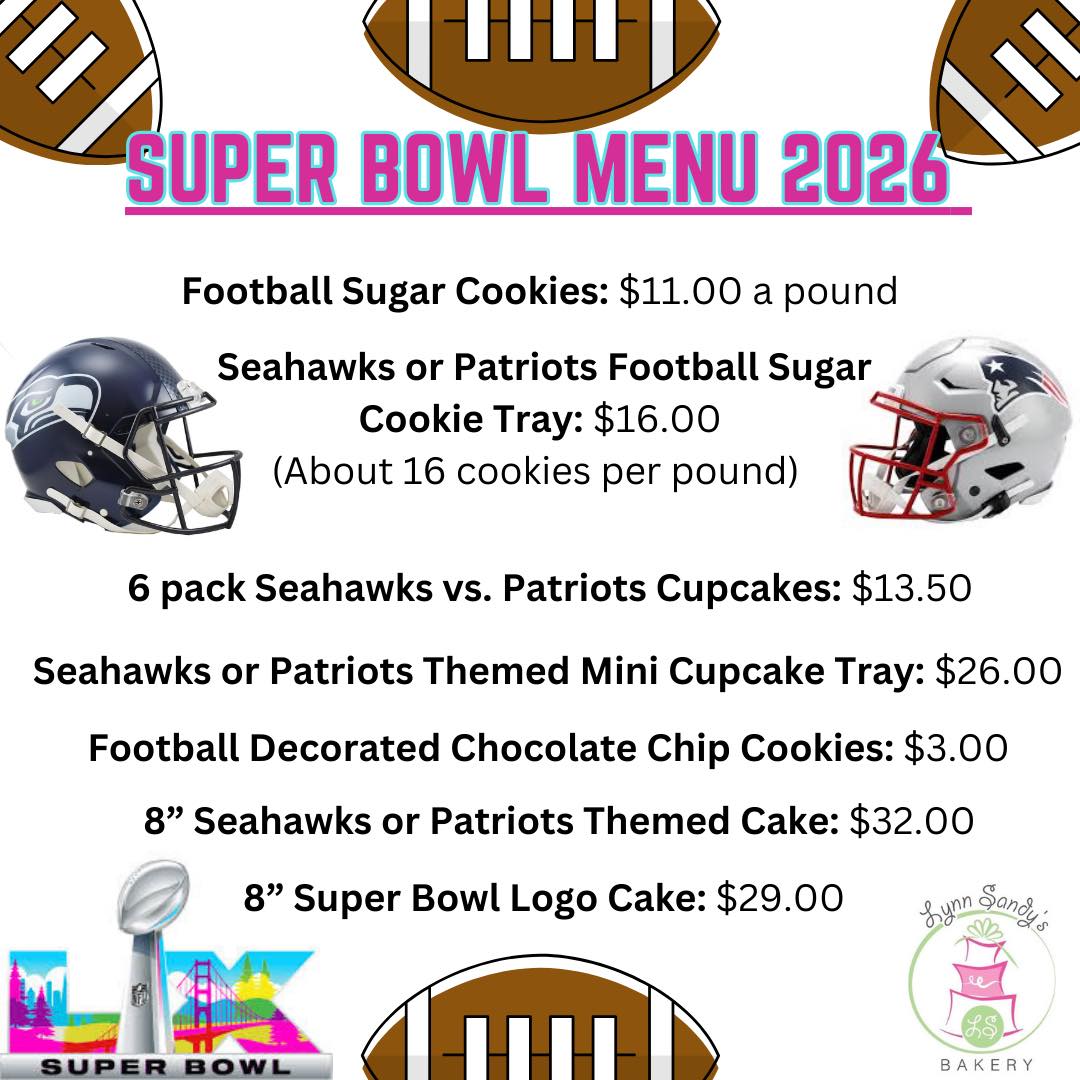 Lynn - 🏈Super Bowl Menu 2026🏈 👀Keep a lookout on our social media this ...