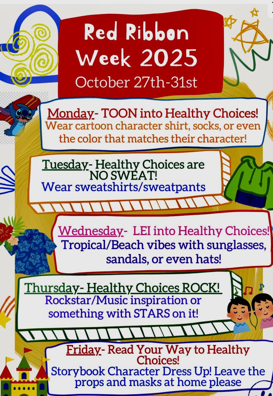 Robertson - 🎀💪 Red Ribbon Week kicks off Monday! 💪🎀 — it’s time to ...