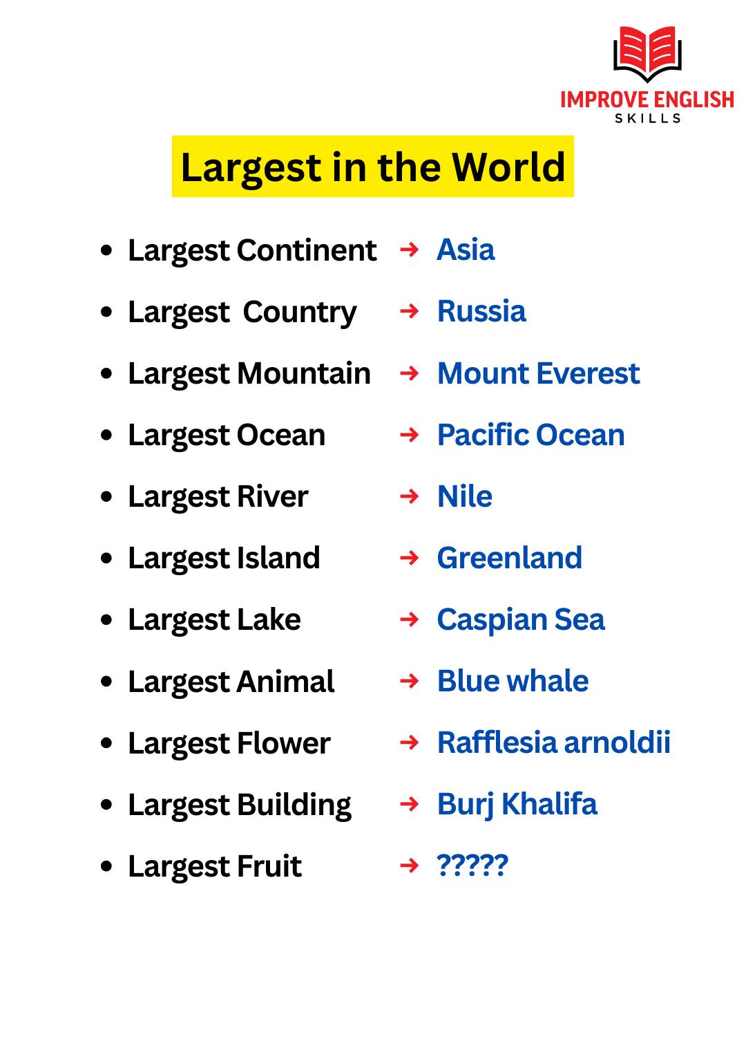 Improve - Largest in the World🤗 #fblifestyle | Facebook