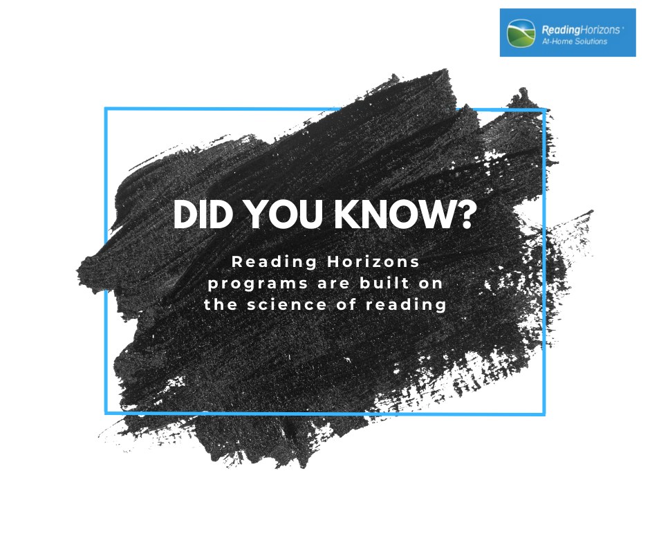 Reading - Did you know Reading Horizons programs are built on the ...