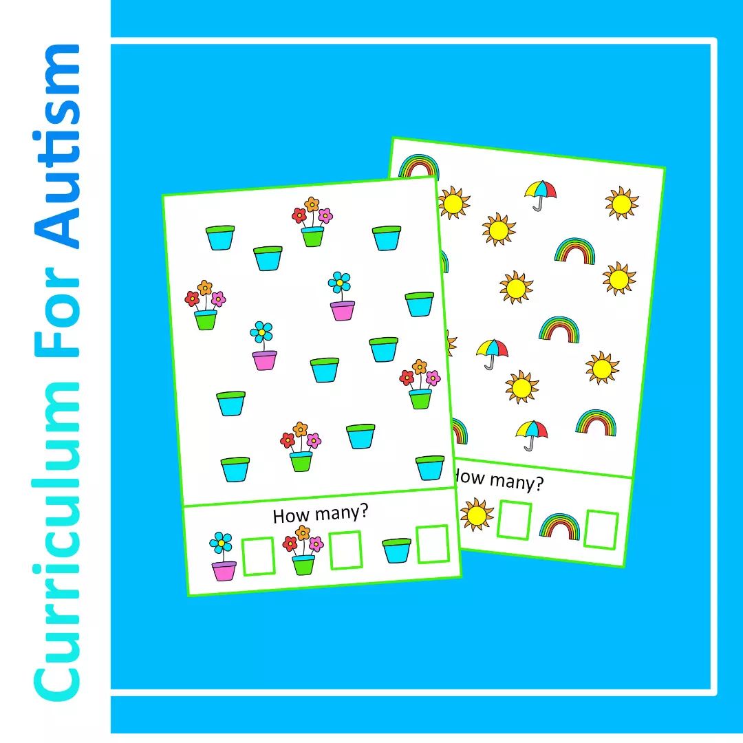 This Spring Picture Count set is a... - Curriculum For Autism