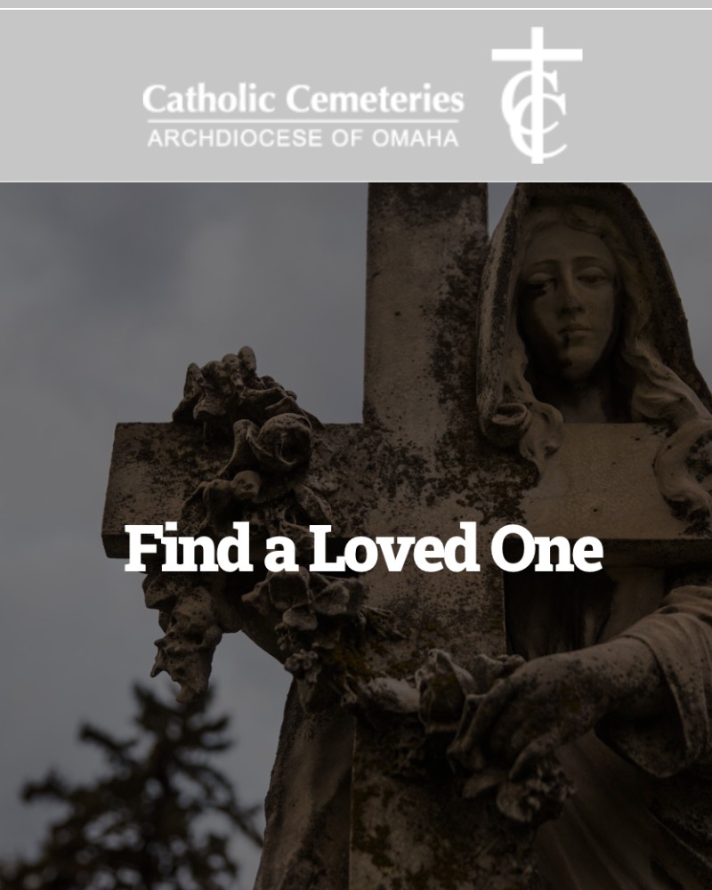 Catholic Cemeteries Archdiocese Of Omaha Take Comfort In Gods Healing And Strength Facebook
