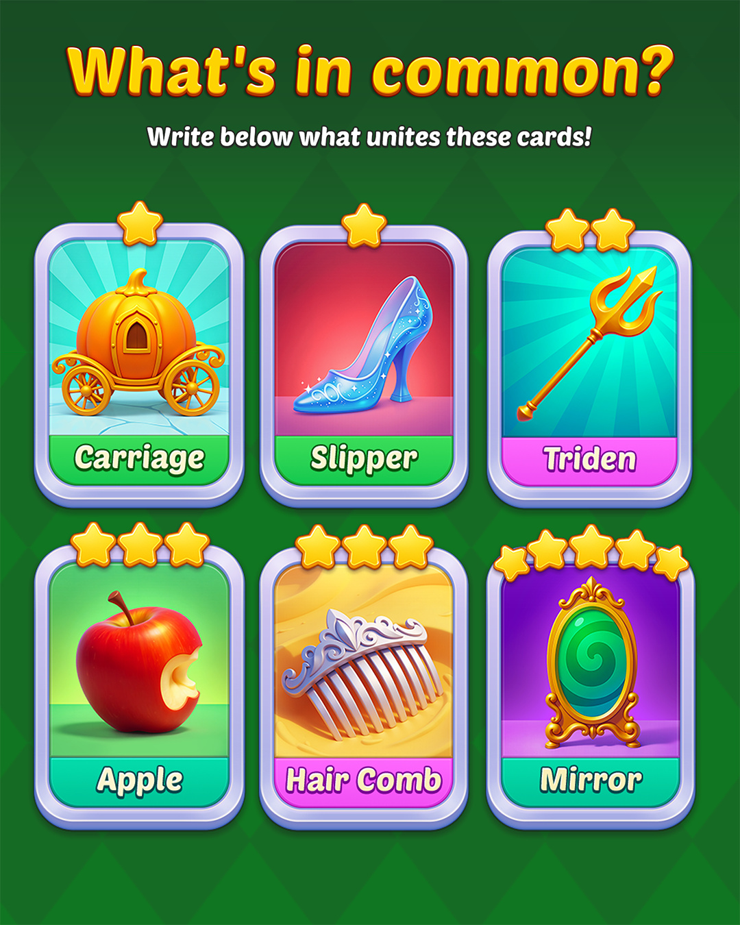 Homescapes - 🚨 Brain teaser time! 🚨 These 6 cards are... | Facebook