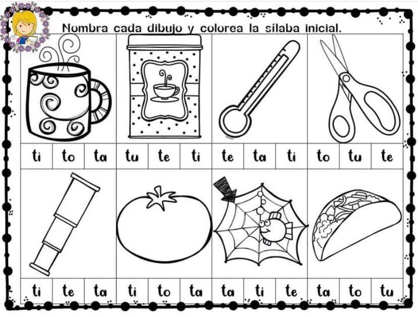Identifica la sílaba inicial 💪🏼👣📚 - Elevate Tutoring Center