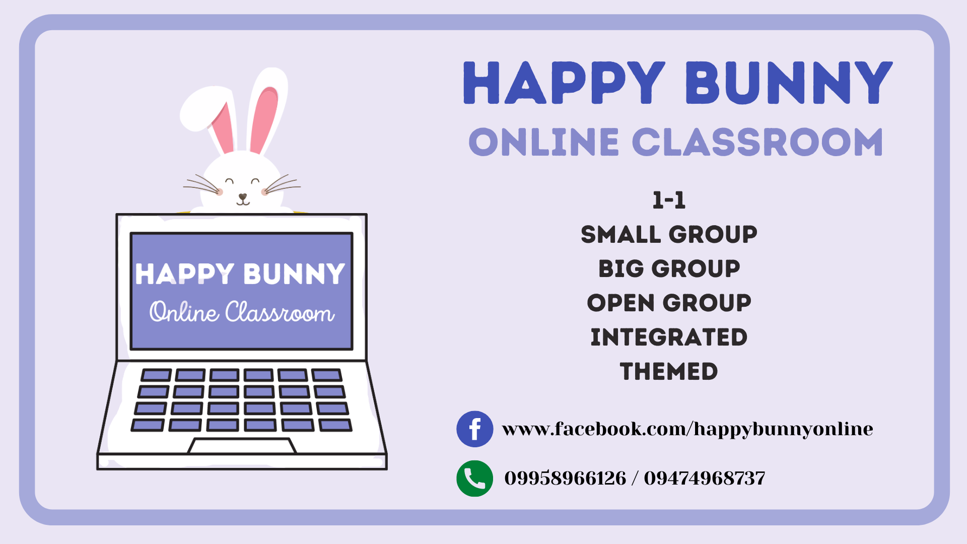 Happy Bunny Online Classroom