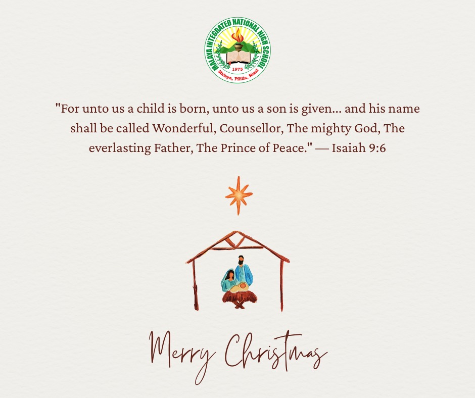 Malaya - "For unto us a child is born, unto us a son is given... and ...