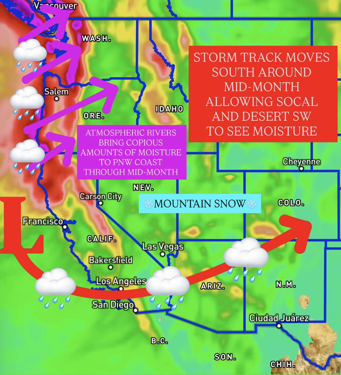 Meteorologist - Most of the West Coast stays hyperactive through mid ...