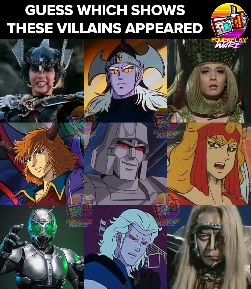 Powerplay - Can you guys guess which shows these villains appeared? 😎😎😎 ...